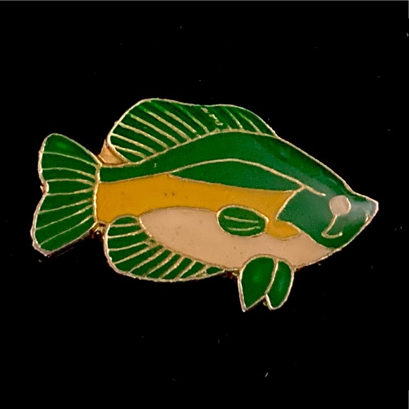 Hot Topic | Accessories | Vintage Green Fish Lapel Pin | Poshmark